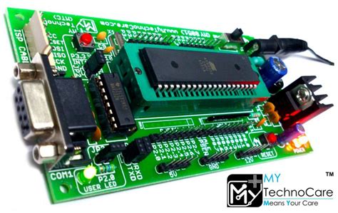 8051 Project Development Board Kit With Zif Socket Max232 Atmel At89s52 Ic At ₹ 412 Piece In Surat