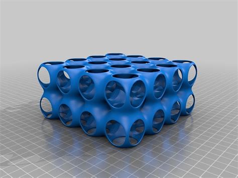 Spherical Lattice Free 3d Model On
