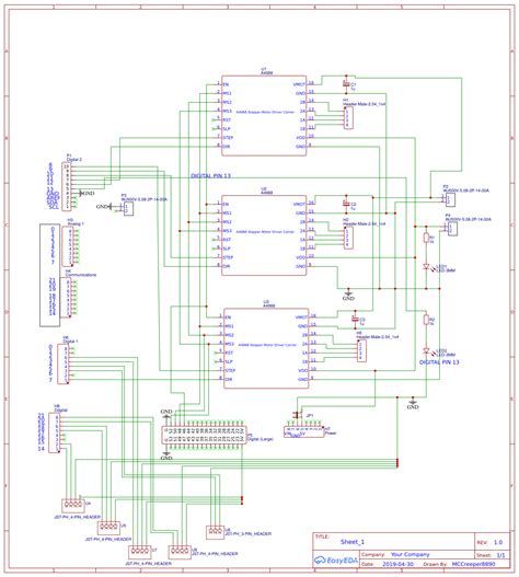 Arduino MEGA Shield2 OSHWLab