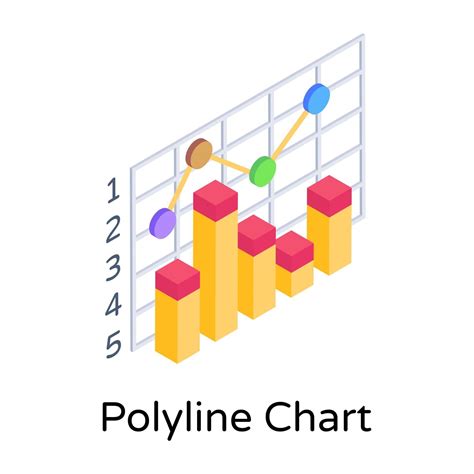 Poly Line Chart 3002562 Vector Art At Vecteezy