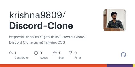 GitHub Krishna9809 Discord Clone Https Krishna9809 Github Io