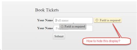 With Kendo UI Validator How To Hide Default Validation Error Message