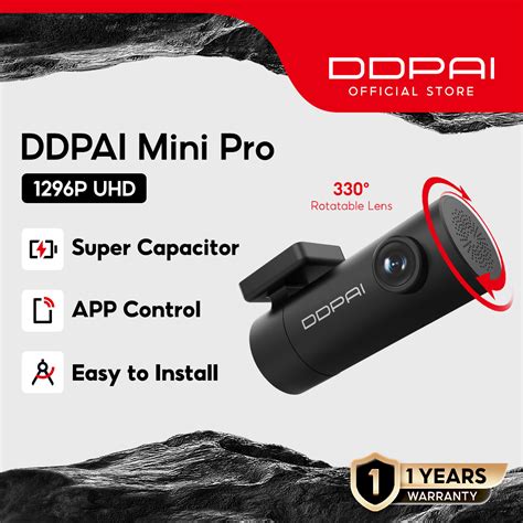 Ddpai Mini Pro Dash Cam P Full Hd Night Vision G Sensor Hours Parking Monitor Camera