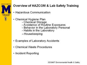 PPT Overview Of HAZCOM PowerPoint Presentation Free To Download Id C Ff OWExY
