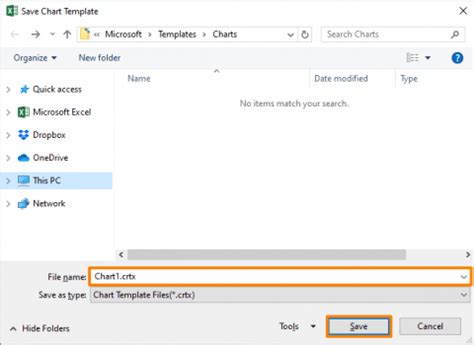 How To Save An Excel Chart Template