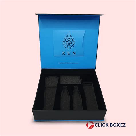 Collapsible Box With Custom Insert Click Boxez