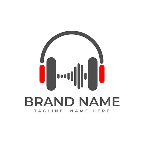 Premium Vector Music Headphone Logo Design