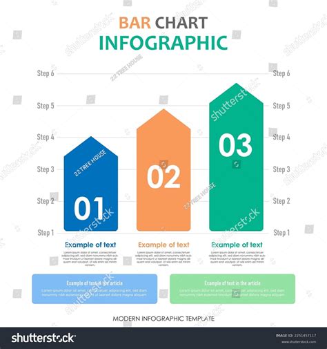 Bar Chart Infographic Template 3 Step Stock Vector Royalty Free 2251457117 Shutterstock