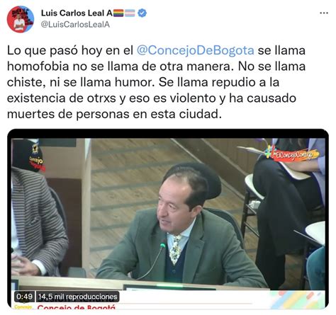 Matonearon A Un Concejal De Bogotá Por Decir Que Habló Con Otros En El