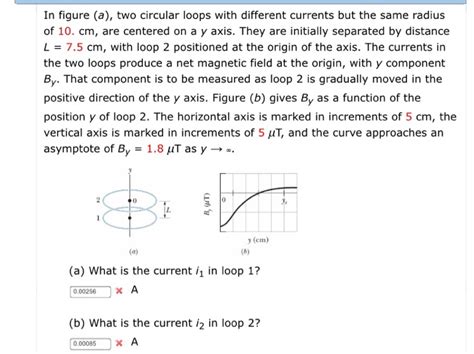 Solved In Figure A Two Circular Loops With Different