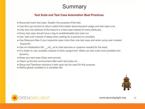 Integration Group Robot Framework Pptx