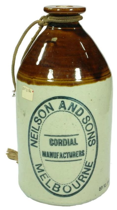 Neilson Sons Cordial Manufacturers Melbourne Demijohn Abcr Auctions