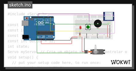 Alarme Arduino Uno Wokwi Esp32 Stm32 Arduino Simulator