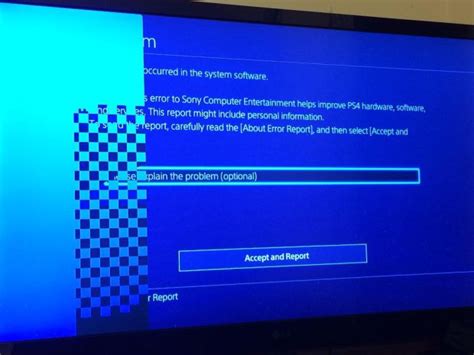 Ps4 Users Suffering From A Strange Issue Odd Grid Like Display