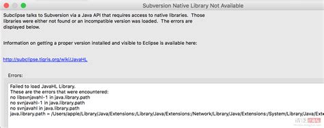 Failed To Load Javahl Librarywindows Mac C C