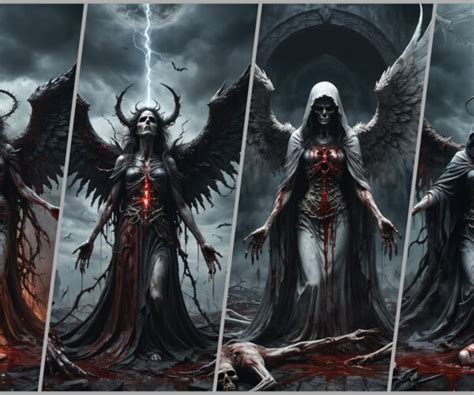 Artstation She Succumbs To Death The Clothes Of Angels Soaked In