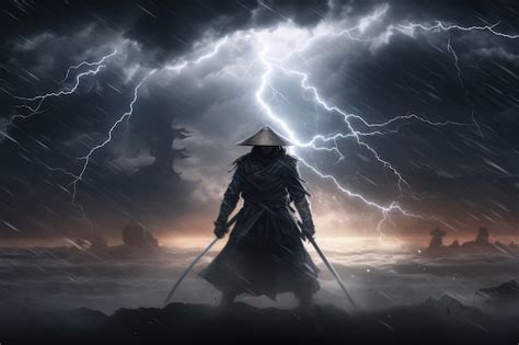 ninja vue de face portant un équipement photo gratuite