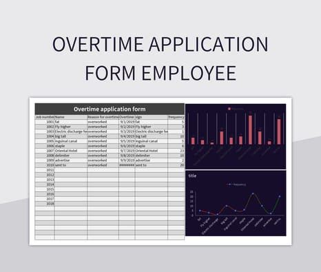 Free Overtime Form Templates For Google Sheets And Microsoft Excel Slidesdocs