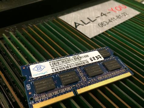 Оперативна Пам`ять Nanya Ddr3 4gb So Dimm Pc3 12800s 1600mhz Intel Amd