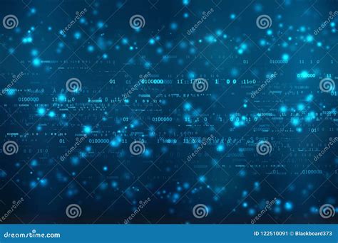 binary code background digital abstract technology background stock illustration illustration