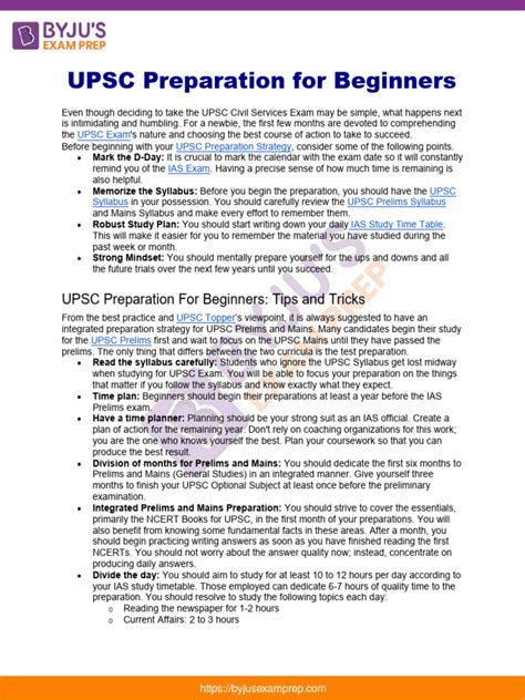 Upsc Preparation For Beginners 11 Pdf