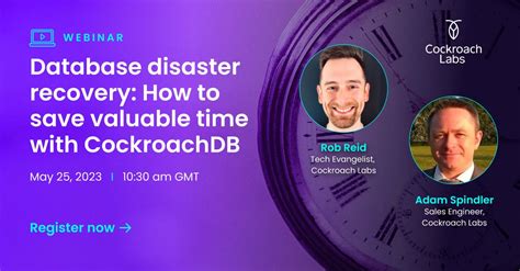 derrick hazel on linkedin database disaster recovery how to save valuable time with cockroachdb