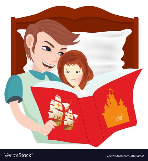 Bedtime Story Royalty Free Vector Image Vectorstock