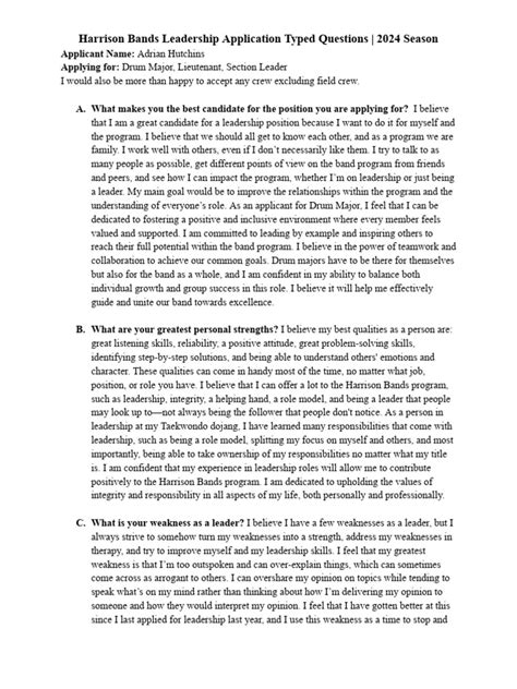 hbla typed questions pdf leadership goal