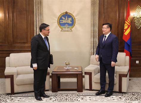 Г Занданшатар элчин сайд Траян Лауренцю Христеаг хүлээн авч уулзав