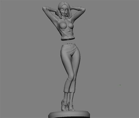 Artstation Samsung Girl Sexy Ai Woman Anime Character 3d Print