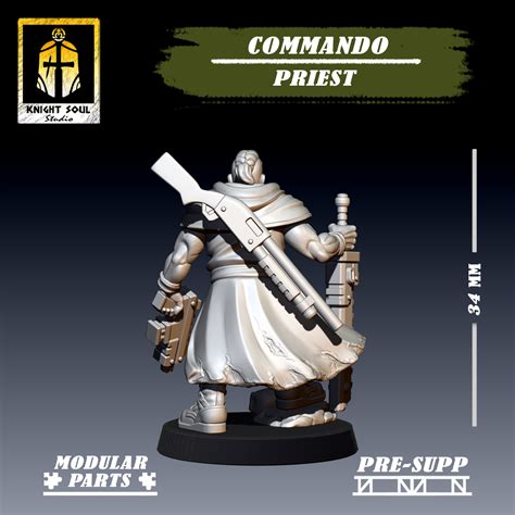 Stl File Commando Priest・3d Printer Design To Download・cults