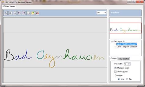 Upv Unipen Online Handwriting Recognition Database Viewer Control