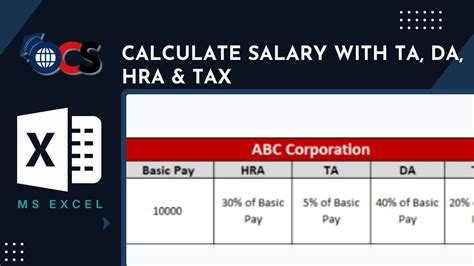 Calculate Staff Salary MS Excel Project Free For Babe