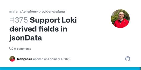 support loki derived fields in jsondata · issue 375 · grafana terraform provider grafana · github