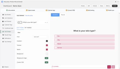 Quiz Builder Revenuehunt Documentation
