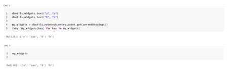 List All Widgets In A Databricks Notebook In Python Even Those Not