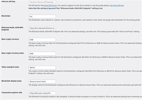 Binance Smart Chain WordPress BEP And NFT Tokens Sale