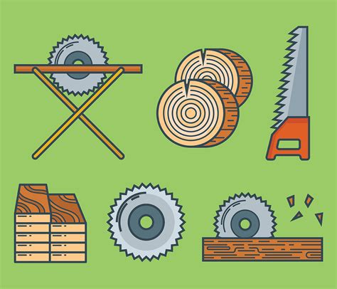 Woodcutter Vector Icons 165741 Vector Art At Vecteezy