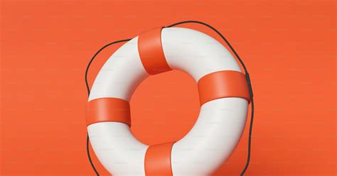 3d 그림입니다 빨간색과 흰색 구명 부표가 빨간색 배경에 울립니다 안전을 위한 구명부표 사진 Unsplash의 바닷가 이미지