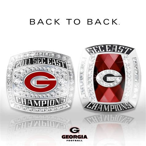 Georgia Bulldogs National Championship Rings