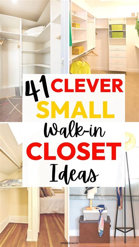 Living In A Small Space Can Be Tough But With These 41 Small Walk In Closet Ideas Youll Be