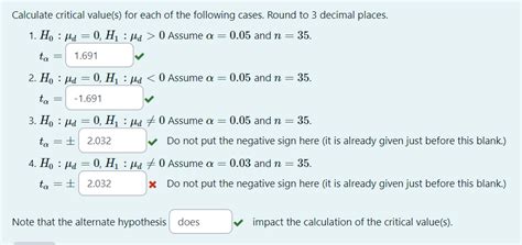 Solved Calculate Critical Value S For Each Of The Following