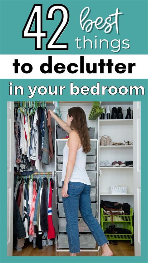 42 Best Things To Declutter In Your Bedroom Declutter Organization Bedroom Declutter Your Home