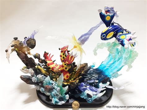 [포켓몬 레진] 원시그란돈vs원시가이오가 피규어 네이버 블로그