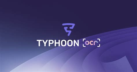Ocr Model Typhoon Documentation
