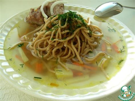 Лапша домашняя из цельнозерновой муки – кулинарный рецепт
