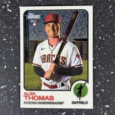 Alek Thomas Rookie Chrome 999 Parallel 2022 Topps Heritage 597