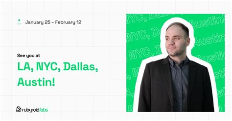 More Cities More Opportunities ️ From January 25 To February 12 Pavel Our Head Of Sales