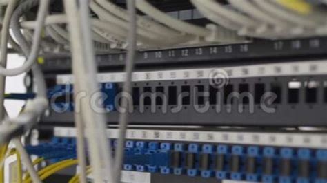 Network Server Room Panel Switch And Patch Cord Cable For Servers High Performance Computers