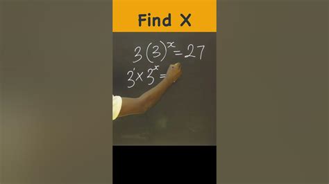Indices Solving Indices Problem 2 Find X Youtube